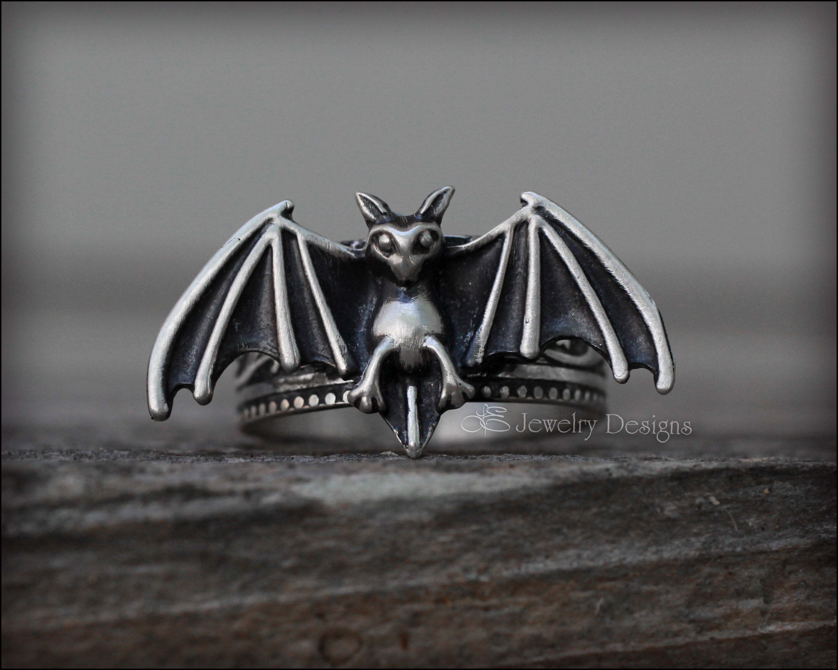 Sterling Gothic Bat Ring – LE Jewelry Designs