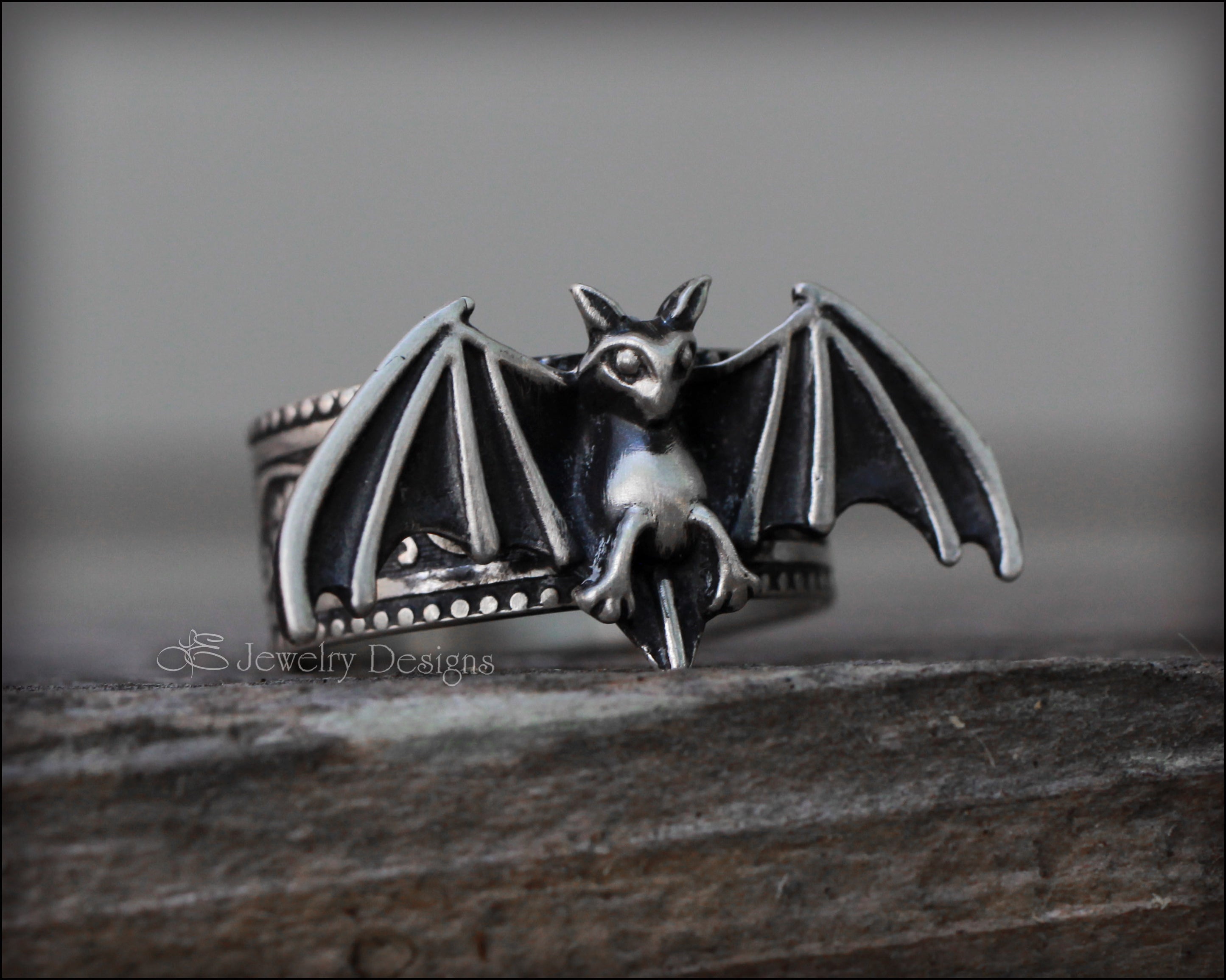 Sterling Gothic Bat Ring – LE Jewelry Designs