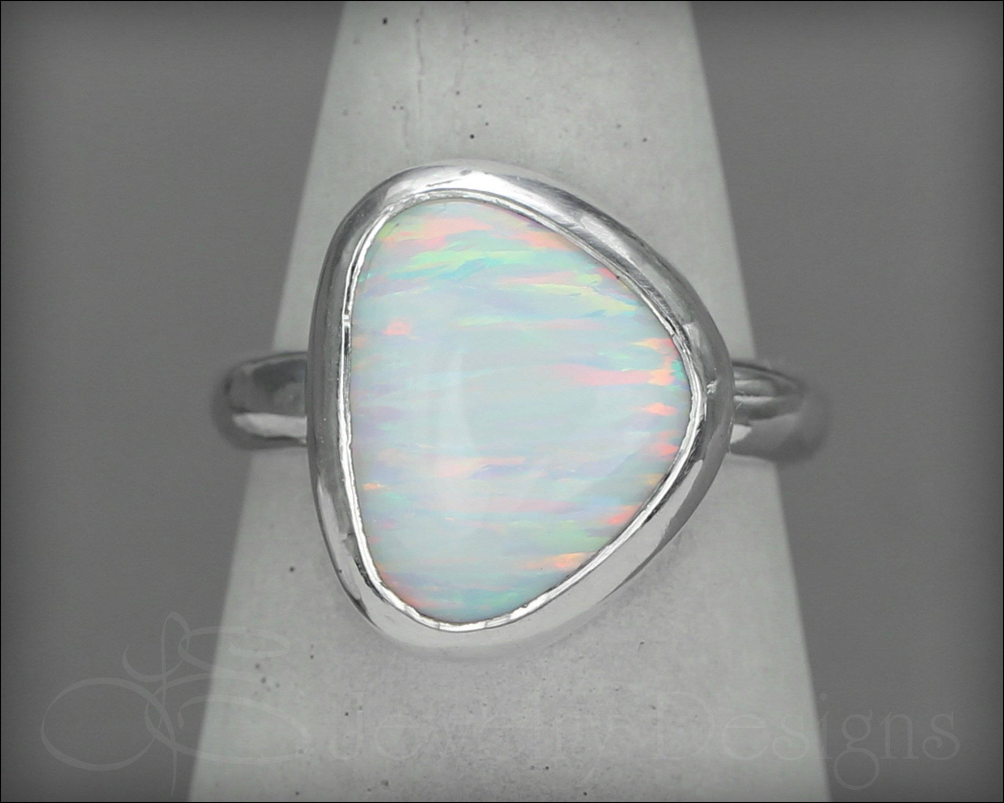 Sterling Opal Ring - (choose your color) – LE Jewelry Designs