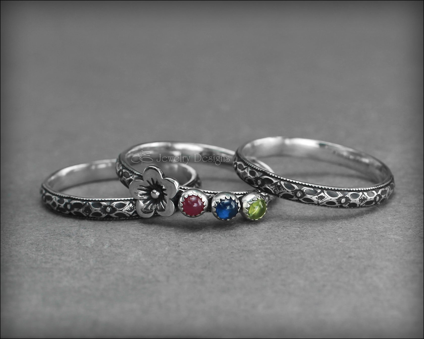 Birthstone Ring Sets – LE Jewelry Designs